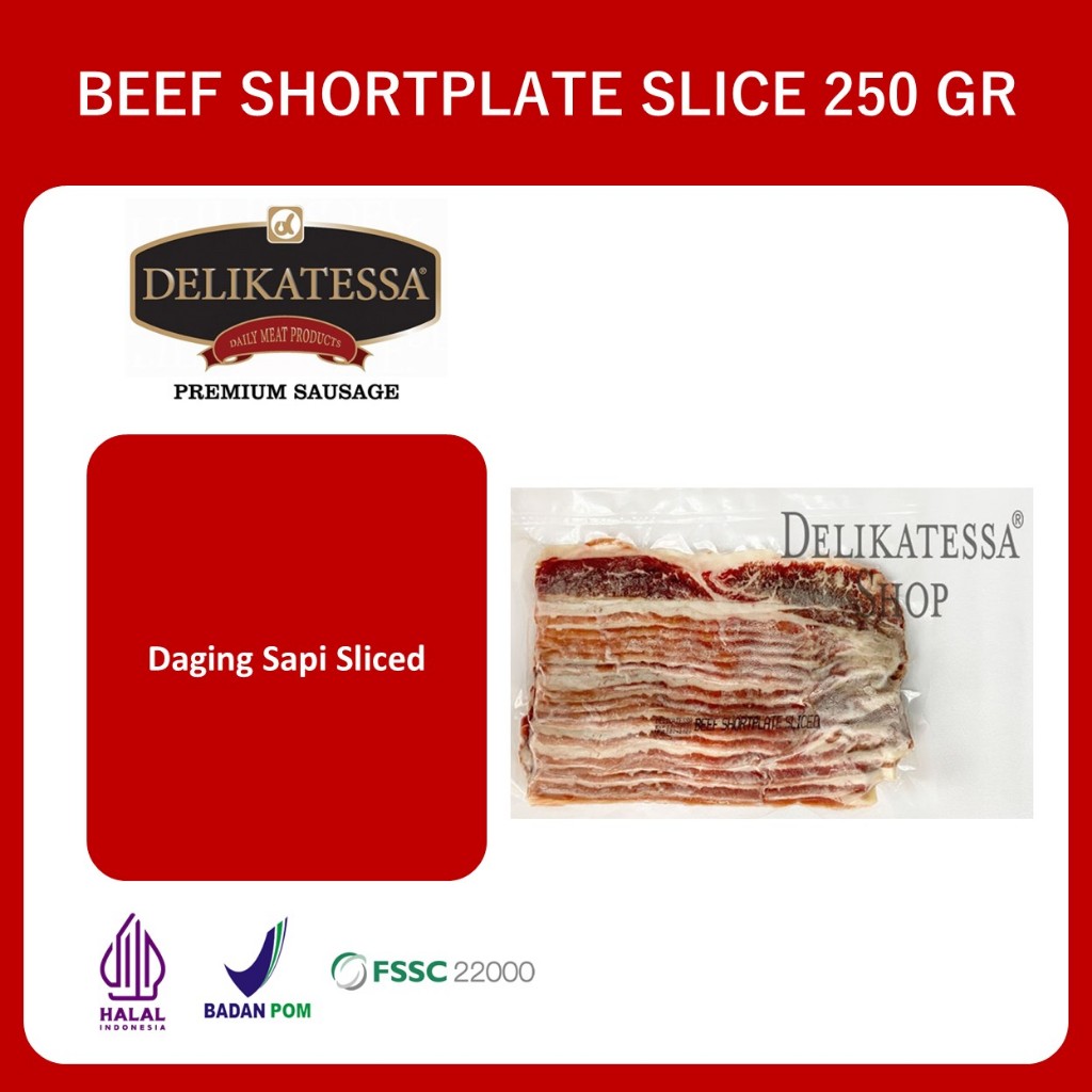 Jual Daging Sapi Shortplate Sliced GR Beef Karubi Teriyaki Halal ...