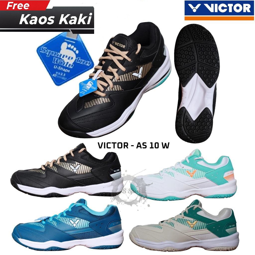 Jual Sepatu Badminton Victor AS 10 W Terbaru Sepatu Bulu Tangkis Viktor ...