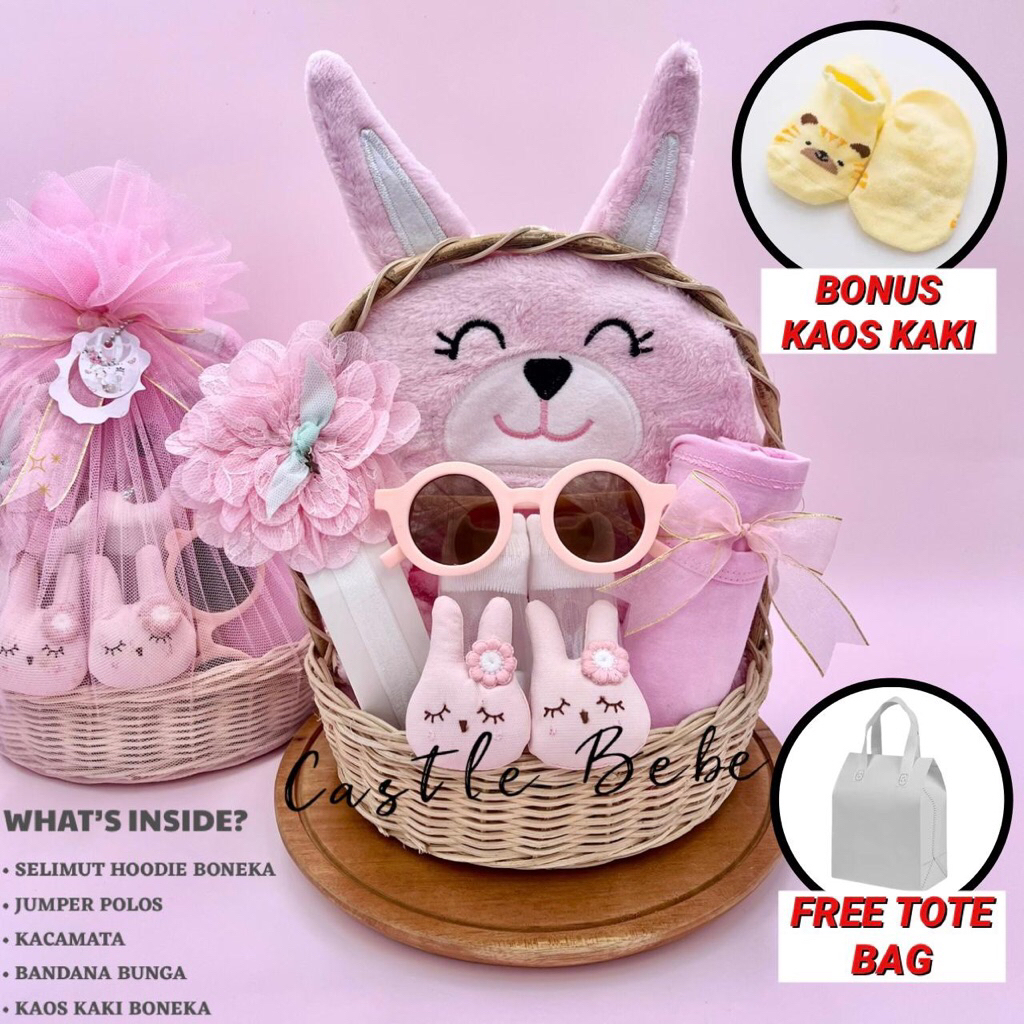 Jual HELLO BEBE HAMPERS - Blanket & Pillow Series | Newborn Baby Gift ...