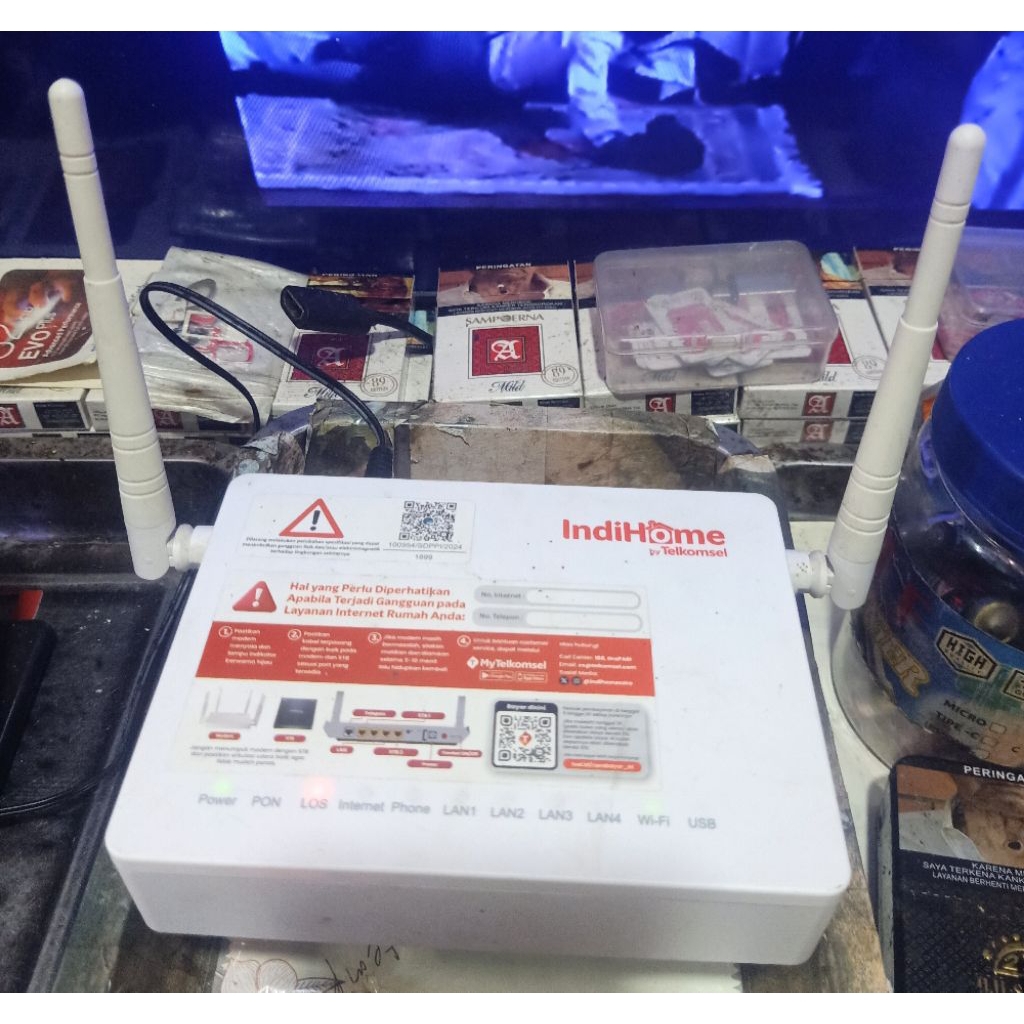 Jual ZTE GPON ONT ZXHN F672Y Dual Band 5 Ghz(Unit+ Adaptor) | Shopee ...
