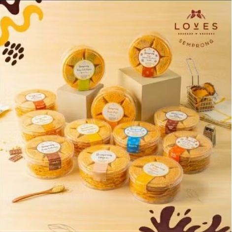 Jual Homemade Kue Semprong Lipat Isi Viral Kekinian dari Love Semprong ...