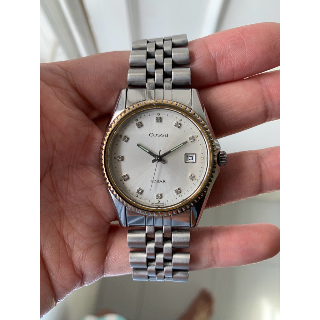 Jual Orient Cassy Palladium Plated Body (PDP) sunburst dial , fluted ...