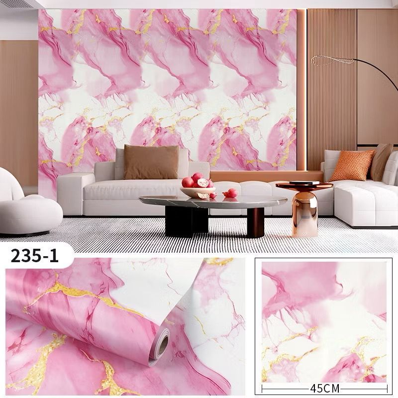Jual Wallpaper Dinding Wallsticker Kamar Dan Ruangan Marmer Glosy New ...