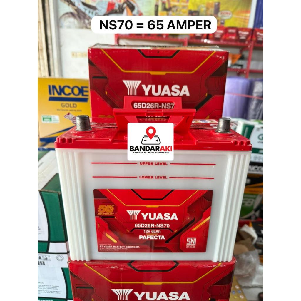 Jual AKI YUASA PAFECTA NS70 = 65 Amper / 12 Volt JAMINAN 100% ORIGINAL ...