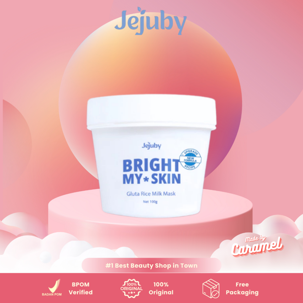 Jual JEJUBY Gluta Rice Milk Mask 2in1 Bleaching & Sleeping Body Mask ...
