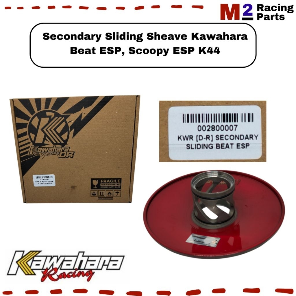 Jual Secondary Sliding Sheave Kawahara Beat Scoopy Fi K44 | Shopee ...