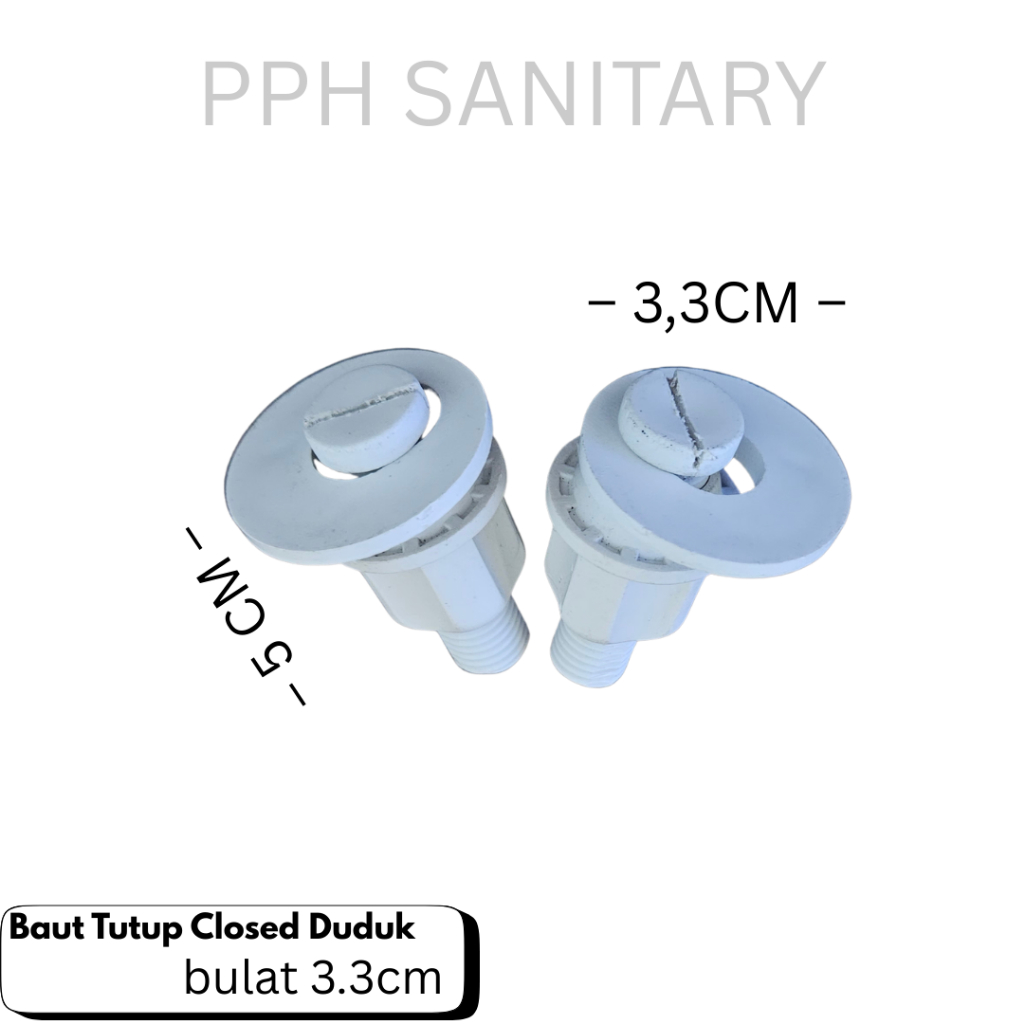 Jual (2 pcs) Baut besar tutup kloset 108 Khusus kloset kokoh dan anti ...