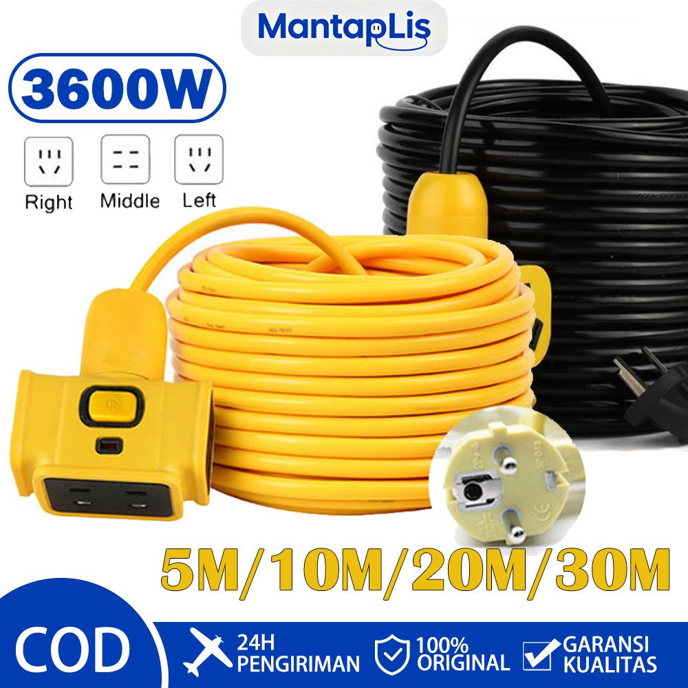 Jual Kabel Extension Cord Sambungan Kabel Listrik Multi Fungsi 5/10/20 ...
