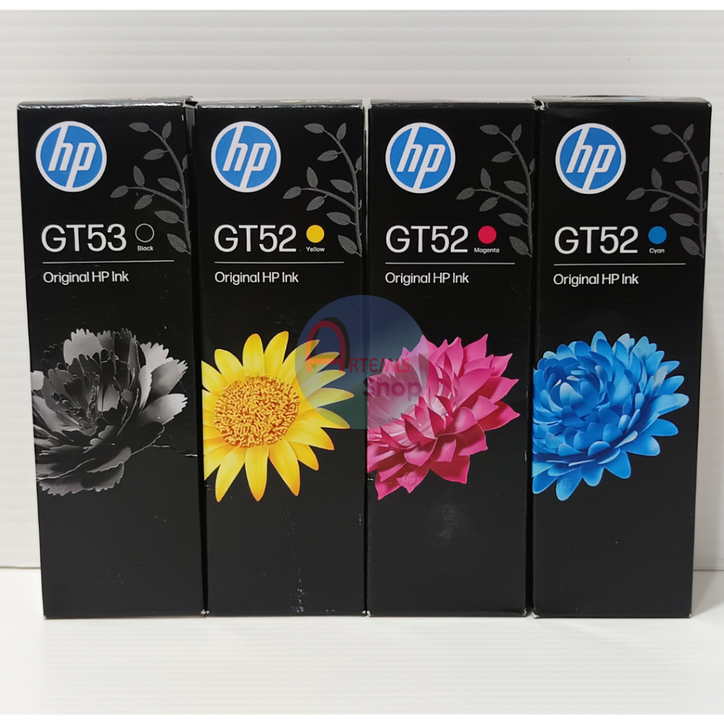 Jual Tinta Printer HP Original Ink GT52 Warna / GT53 Hitam 90 ml ...
