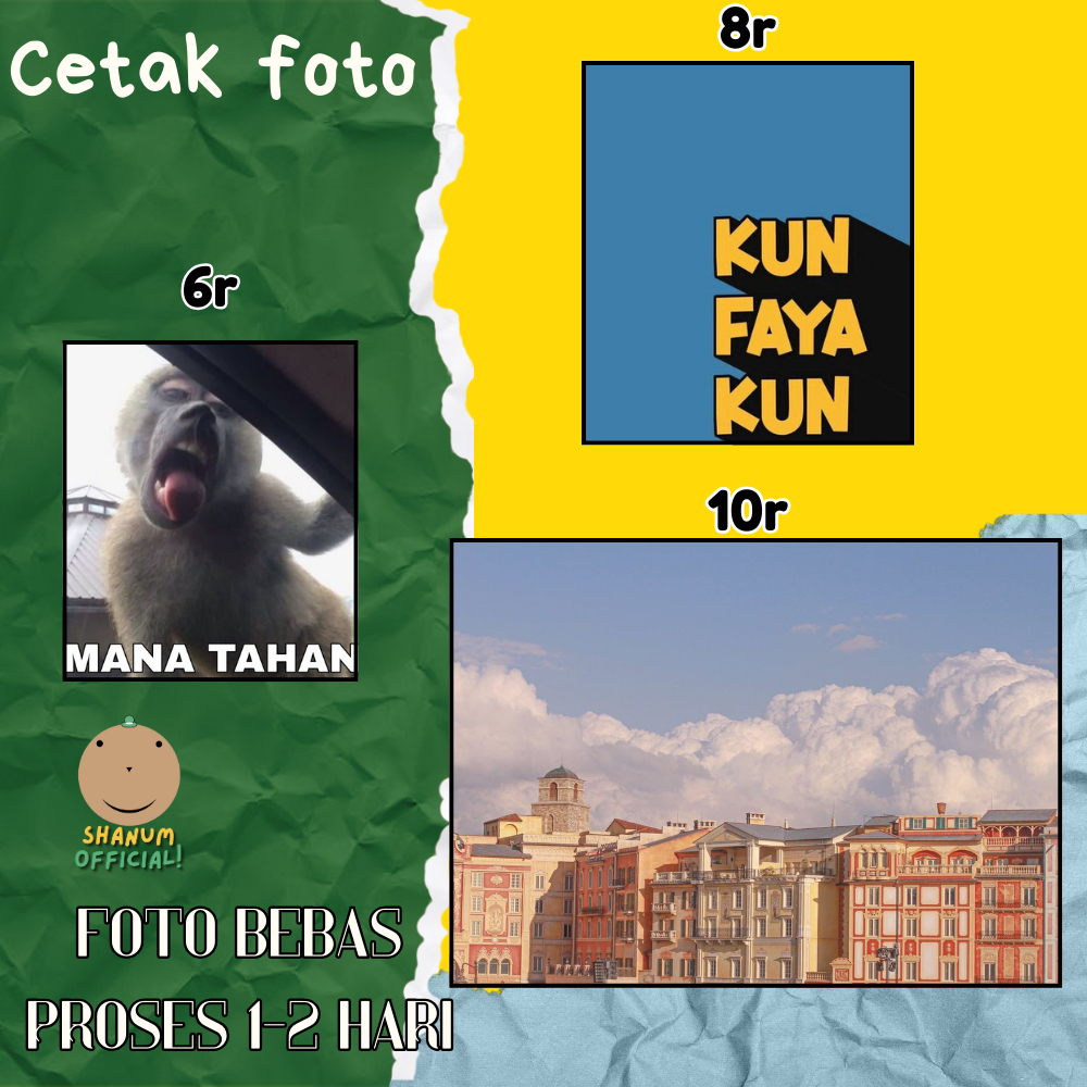 Jual Cetak Foto Atau Poster Ukuran 6r 8r 10r Bisa Untuk Foto Poster ...