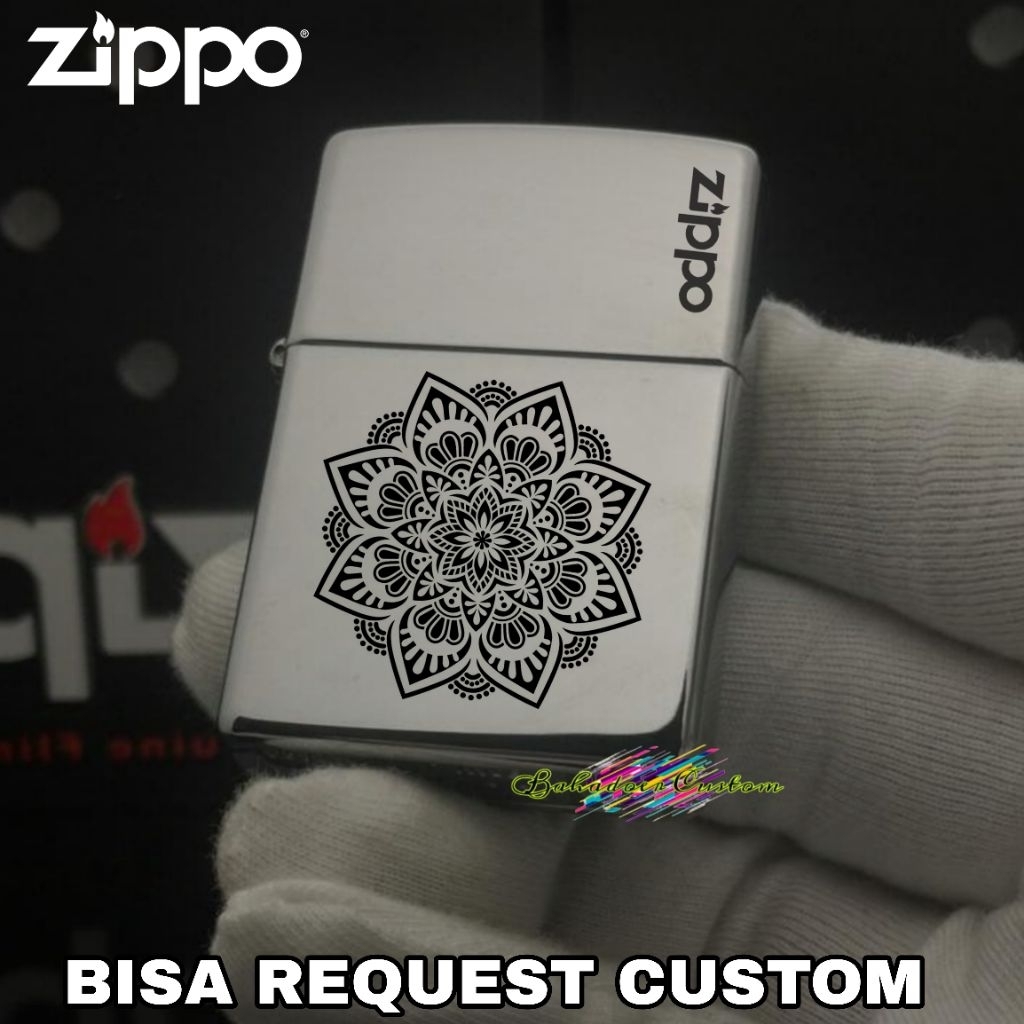 Jual ZIPPO CUSTOM GRAFIR BY REQUEST CUSTOM ZIPPO SILVER CHROME CUSTOM ...