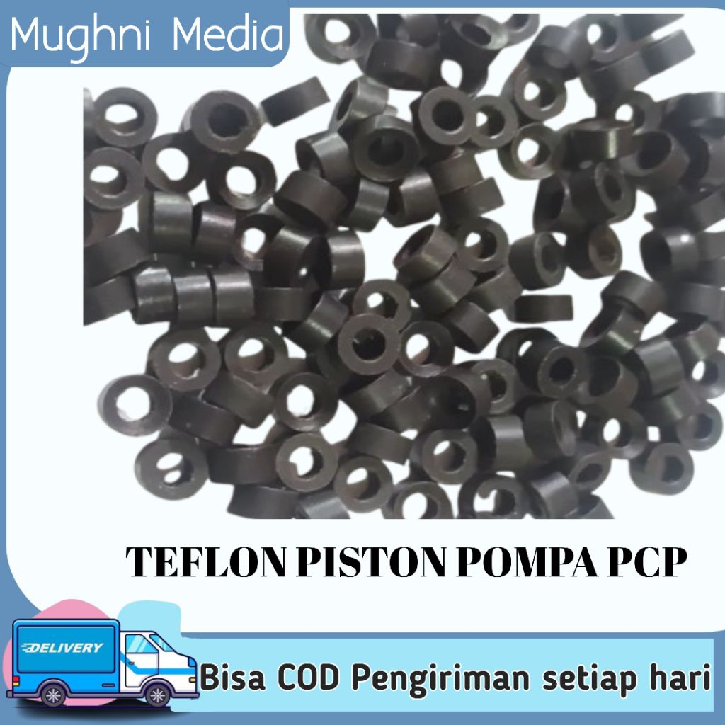 Jual TEFLON PISTON POMPA PCP | sparepart pompa pcp (3pcs) | Shopee ...