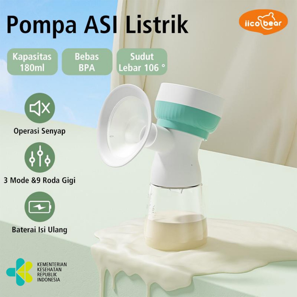 Jual Iico Bear Pompa ASI Elektrik Portabel Tanpa Kabel Otomatis Pompa ...