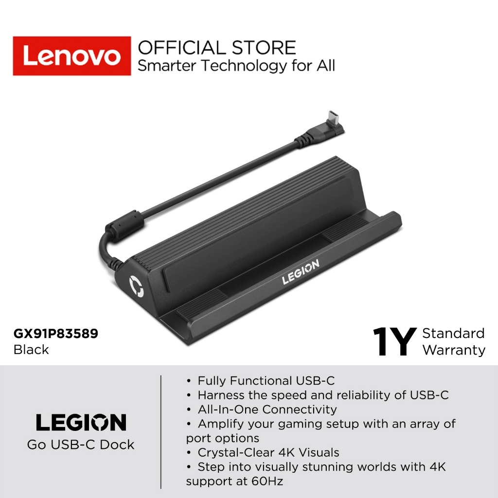 Jual Lenovo Legion Go USB-C Dock / Aksesoris Konsol Game GX91P83589 ...