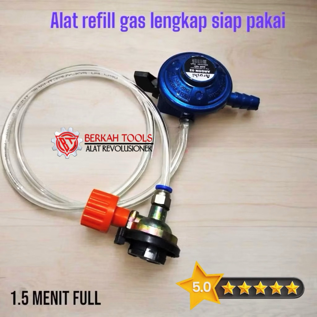 Jual Full Set Alat Refill / Alat isi Ulang Gas Kaleng Hicook Gas ...