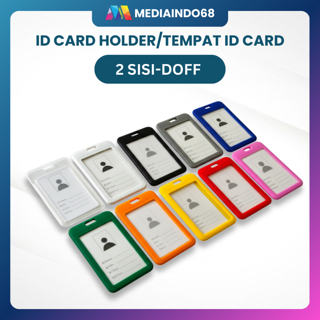 Jual Id Card Holder/Tempat ID Card 2 sisi-Doff-Exclusive-Termurah ...