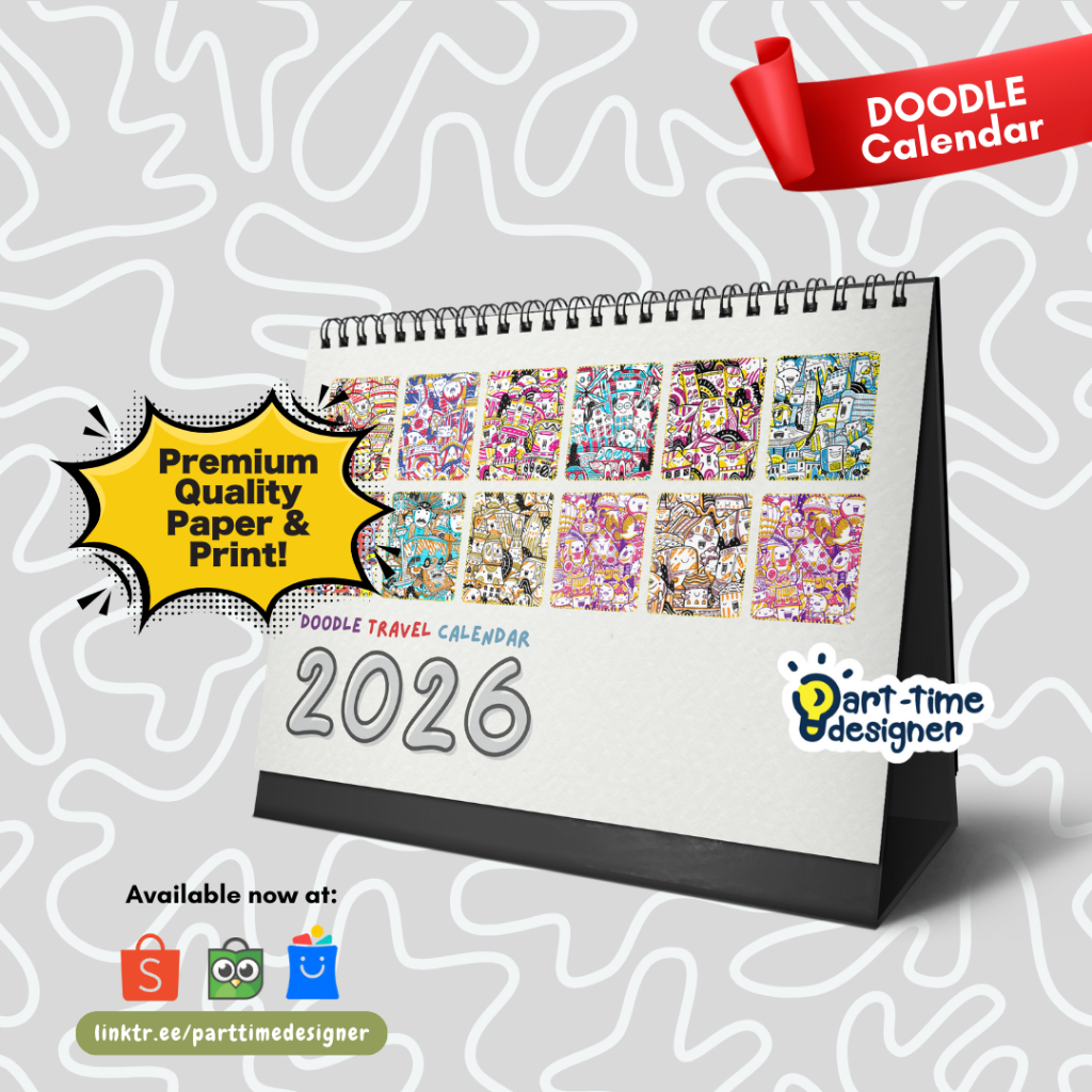Jual Doodle Calendar World Big Cities Kalender 2026 | Shopee Indonesia