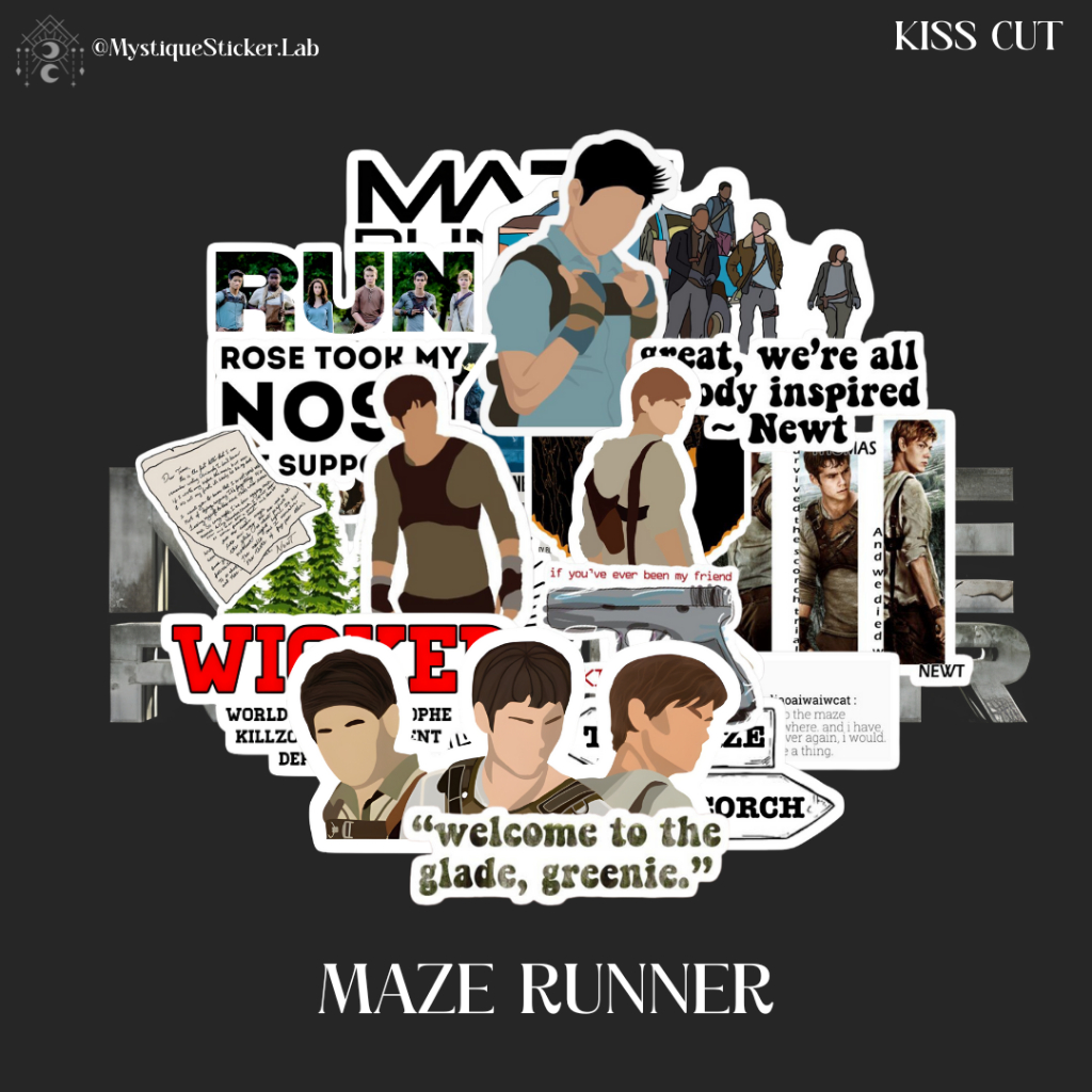 Jual [READY] Sticker Maze Runner Pack | 20 Pcs | Kertas A6 | Vinyl ...