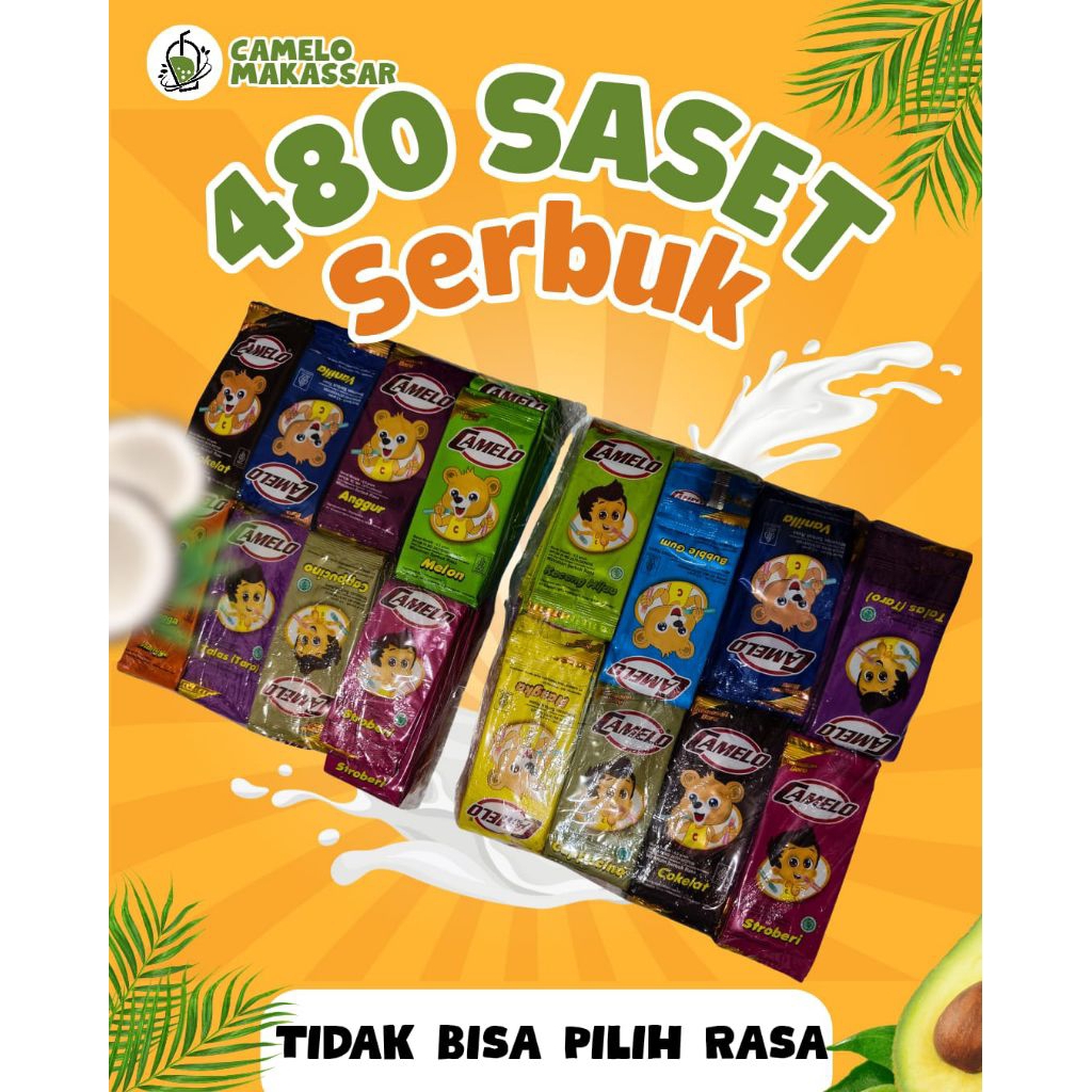 Jual 480 SASET CAMELO MIX (TIDAK BISA PILIH RASA) | Shopee Indonesia