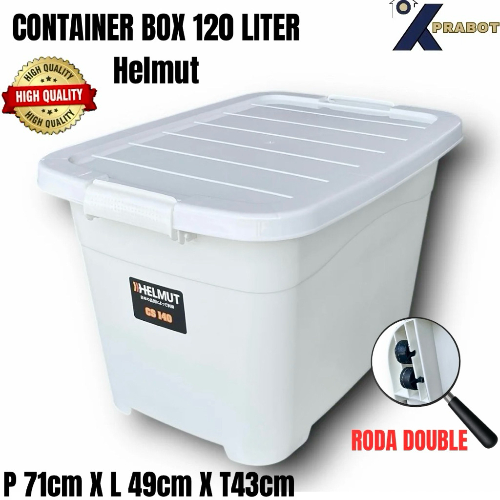 Jual Kontainer Plastik Dengan Roda 120 Liter - Kprabot / Container Box ...