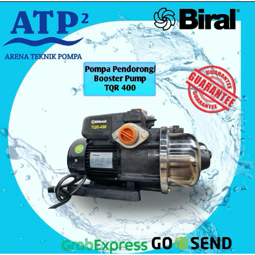 Jual Biral TQR 400 Booster pump Pompa Pendorong Pompa Rumah Tangga ...
