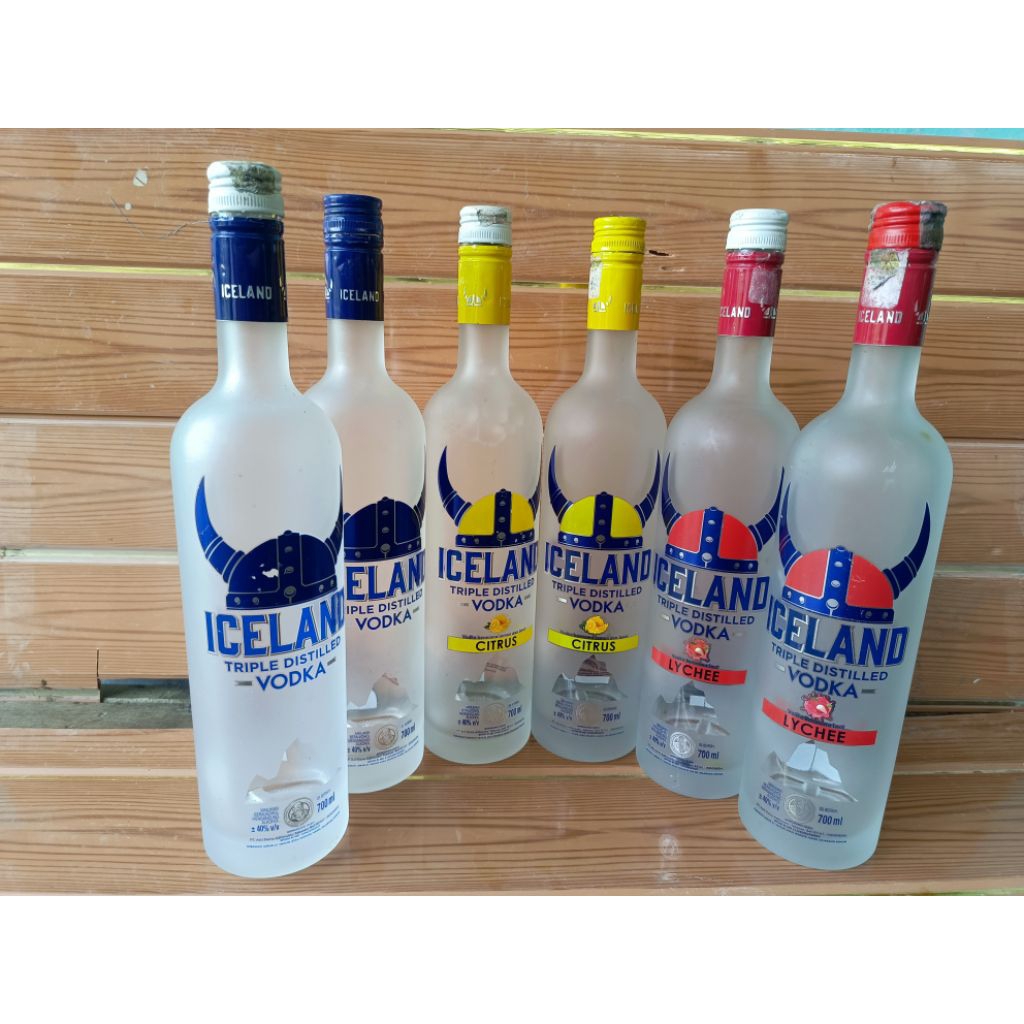Jual botol beling kaca ice land kosong 700 ml | Shopee Indonesia