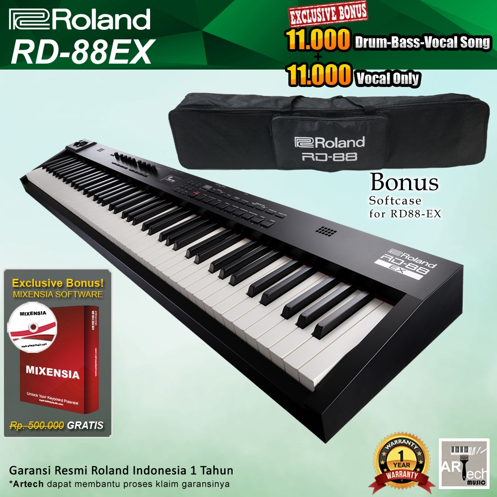 Jual Digital Stage Piano Roland RD 88 EX / RD88EX / RD 88EX / RD88 EX ...