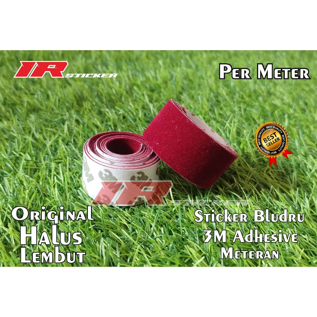 Jual Sticker Bludru / Beludru / Felt 3M untuk Pelapis Rakel Ukuran ...