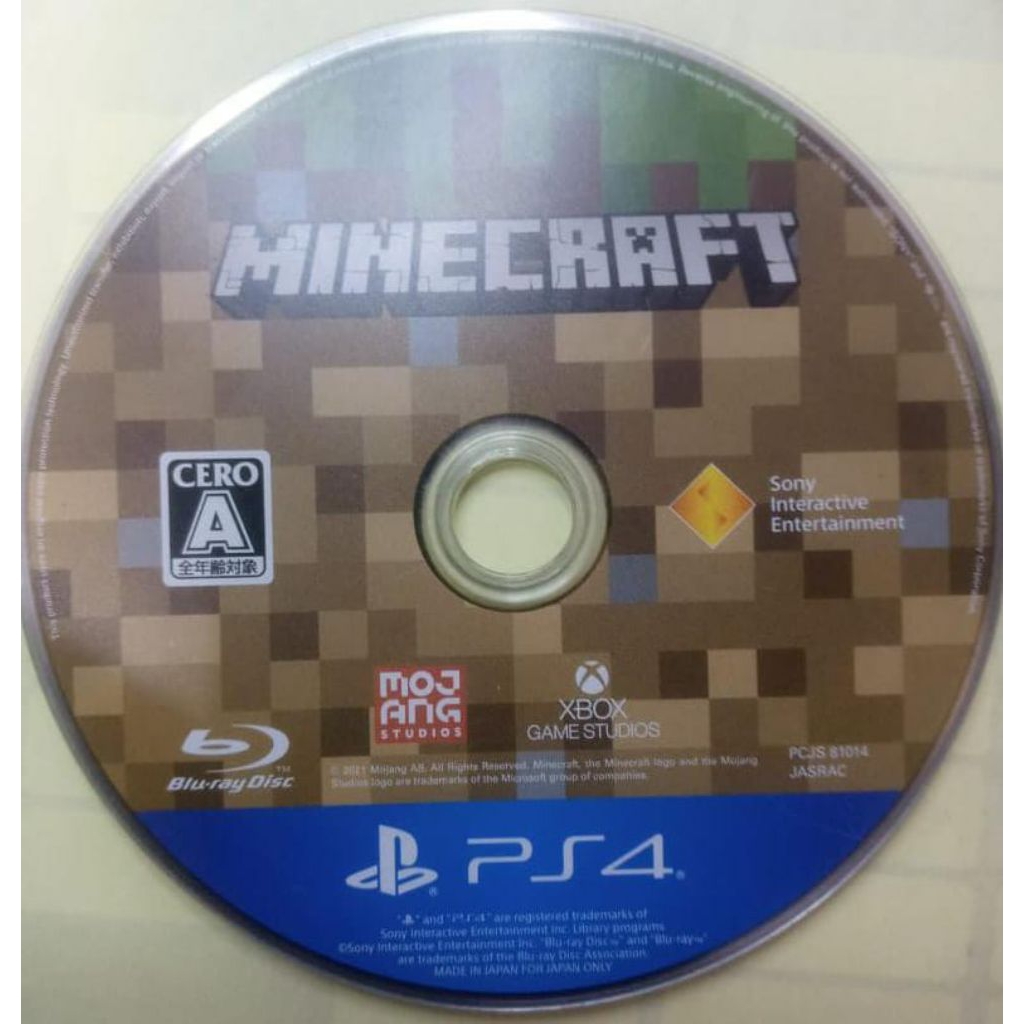 Jual KASET PS 4 SECOND MINECRAFT | Shopee Indonesia