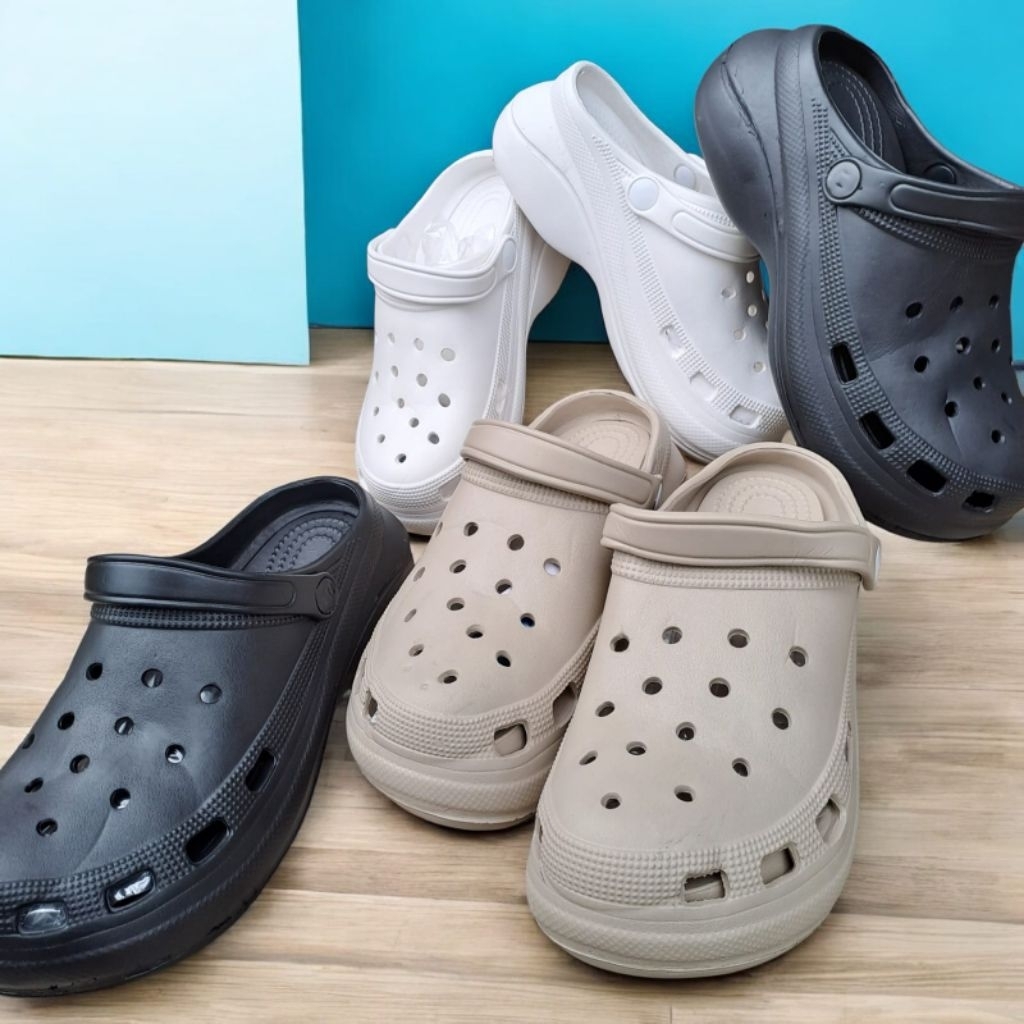 Jual sendal baim clog polos terbaru ringan empuk karet jelly eva ...