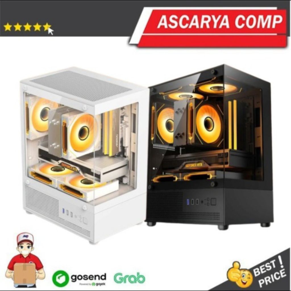 Jual CASING INFINITY NOIR FREE 3 FAN - M-ATX GAMING CASE | Shopee Indonesia