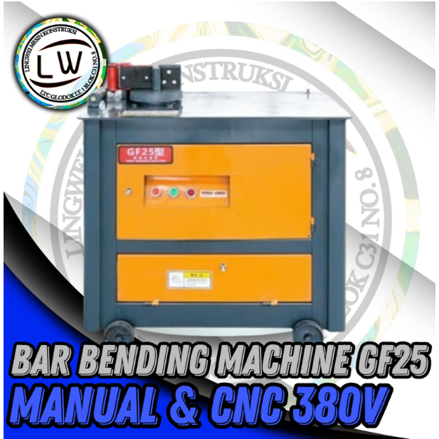 Jual MESIN BENDING BESI GF25 MANUAL DAN CNC / MESIN PEMBENGKOK BESI ...