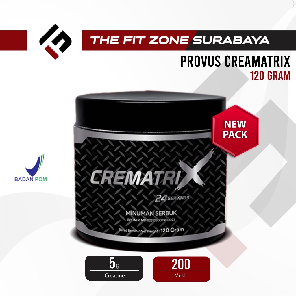 Jual PROVUS CREMATRIX Creatine Matrix 120 Gram Suplemen Fitness ...