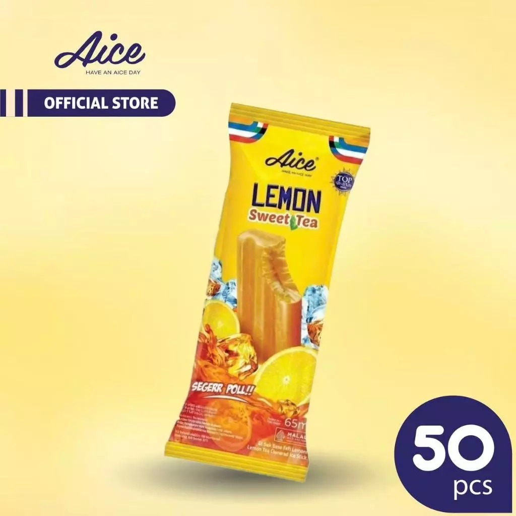 Jual AICE Ice Cream Lemon Sweet Tea 50 Pcs Dus | Shopee Indonesia