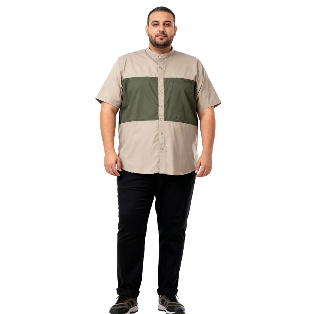 Jual Eastlore Kemeja Koko Color Block Bigsize Original - Baju Muslim ...