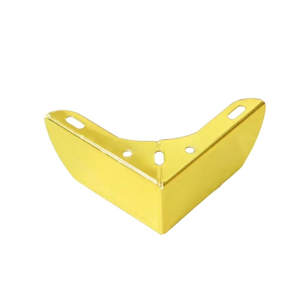 Jual Kaki sofa SIKU gold emas 11x6 Tinggi 5,5cm | Shopee Indonesia