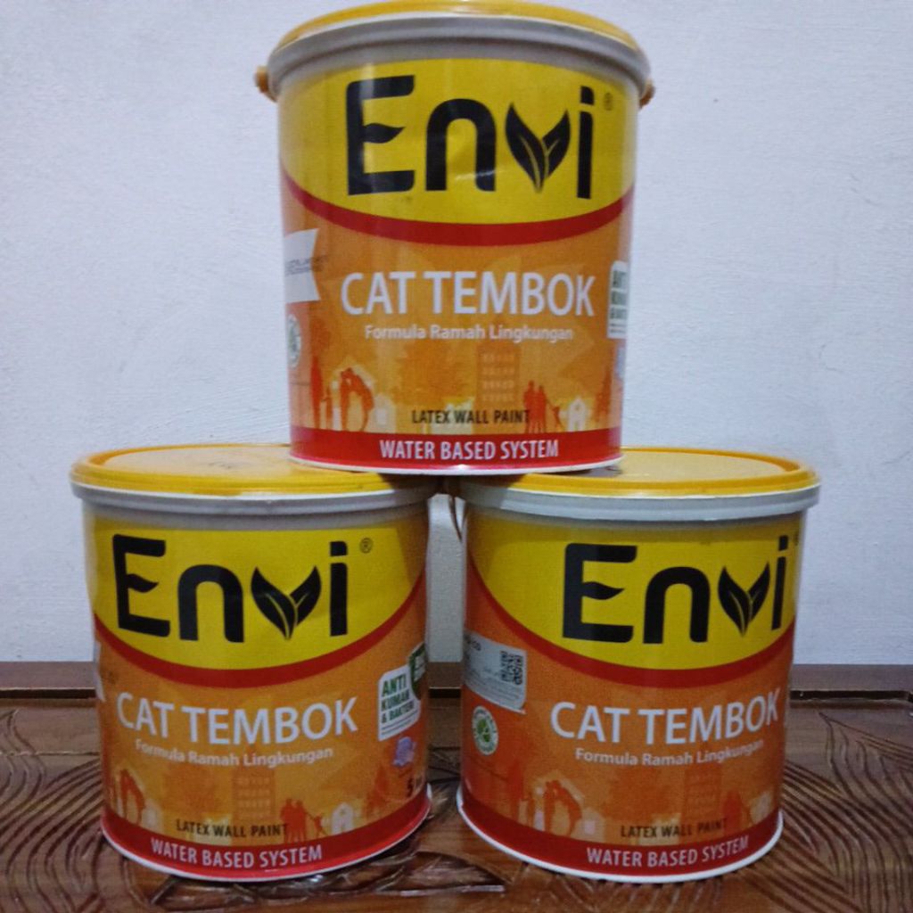 Jual Cat Tembok Envi 5 Kg | Shopee Indonesia