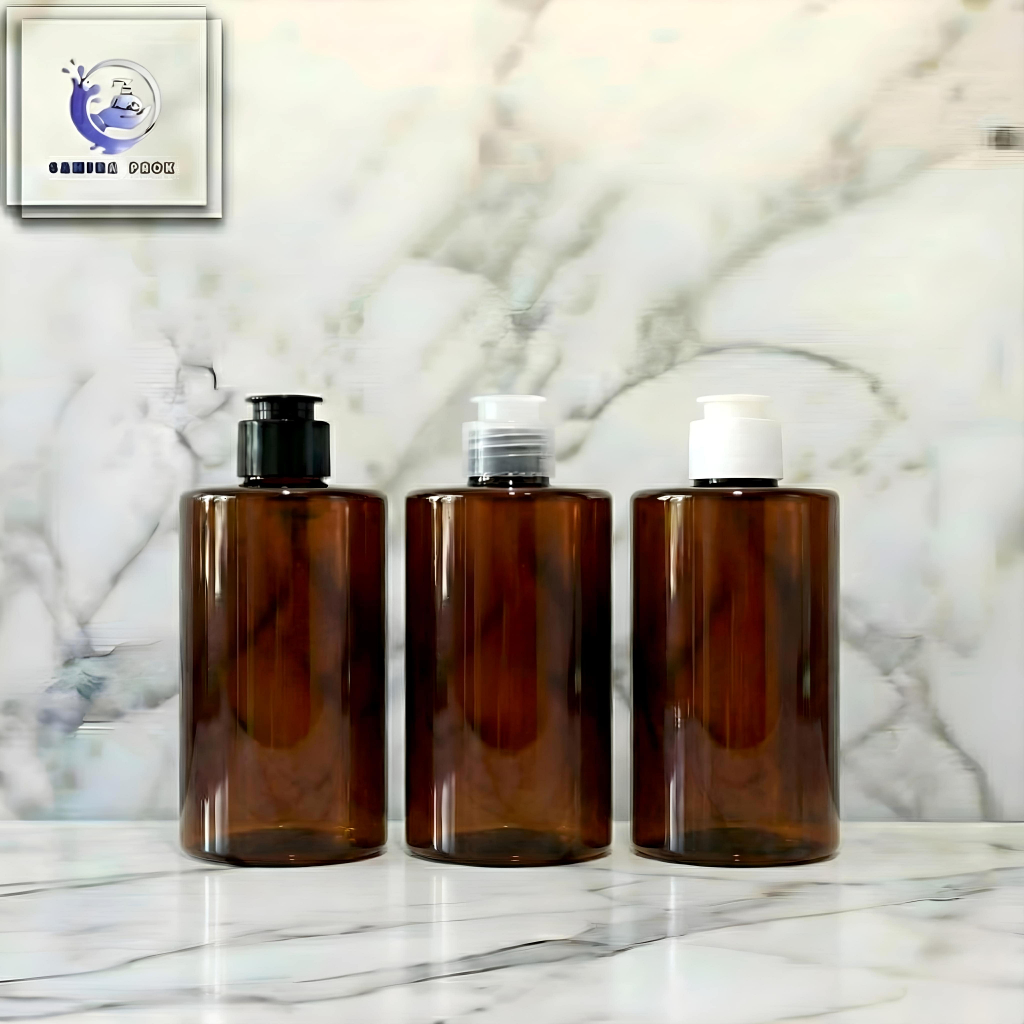 Jual Botol Fliptop 250ml Plastik Pet Coklat Amber / Botol Rf 250 Ml ...