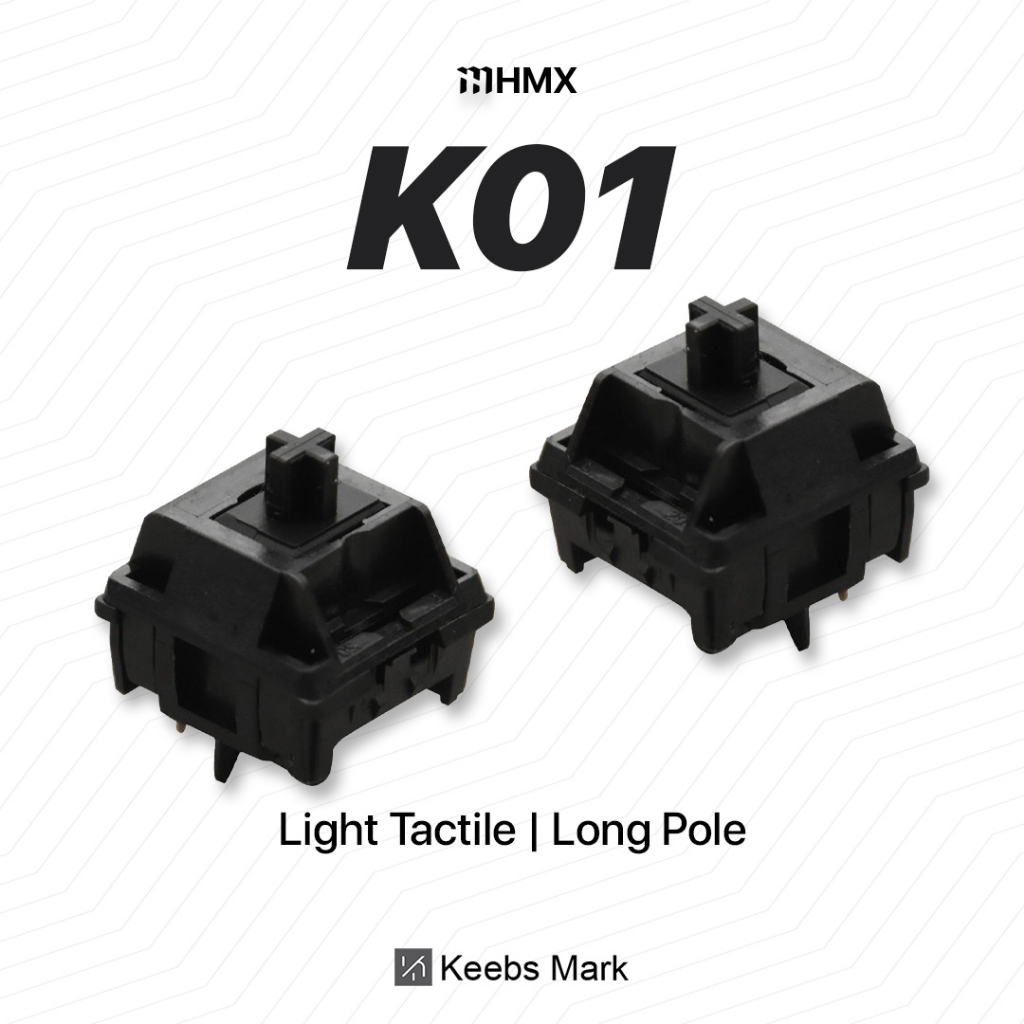 Jual HMX K01 Light Tactile Switch 57g Mechanical Keyboard | Shopee ...