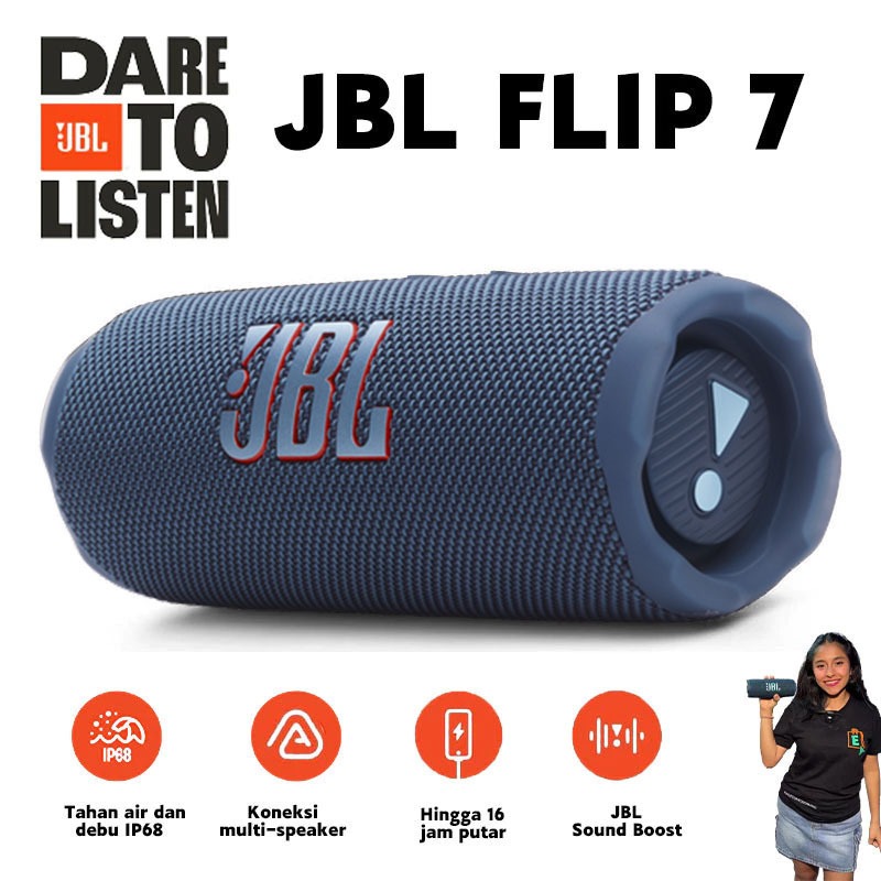 Jual JBL Flip 7 Waterproof Portable Bluetooth Speaker Ims Garansi ...
