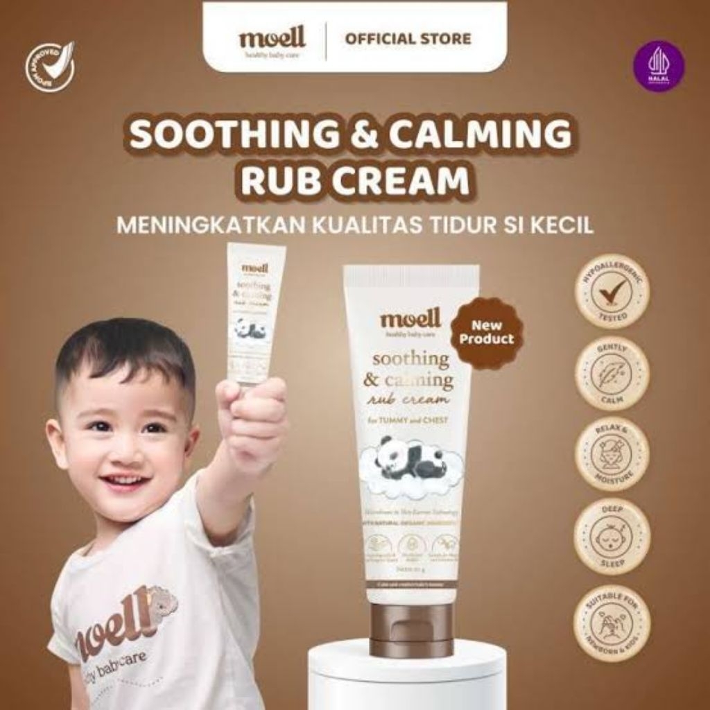 Jual Moell Soothing and calming rub cream | Shopee Indonesia