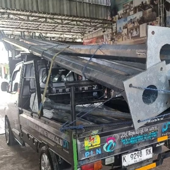 Jual Tiang Apil Warning Light octagonal Tiang Rambu Marka Jalan Raya ...