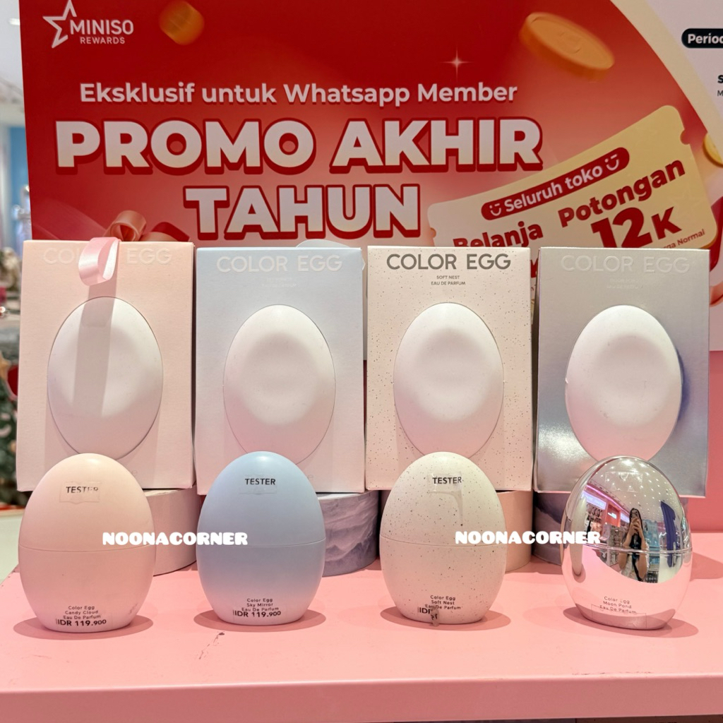 Jual Miniso Parfum ‼️ Women’s Perfume EDP / Eau de Perfume Color Egg ...