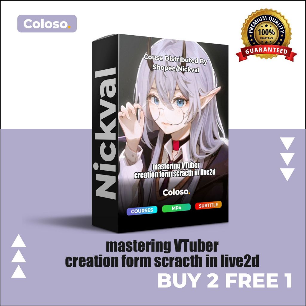 Jual mastering VTuber creation form scracth in live2d | Shopee Indonesia