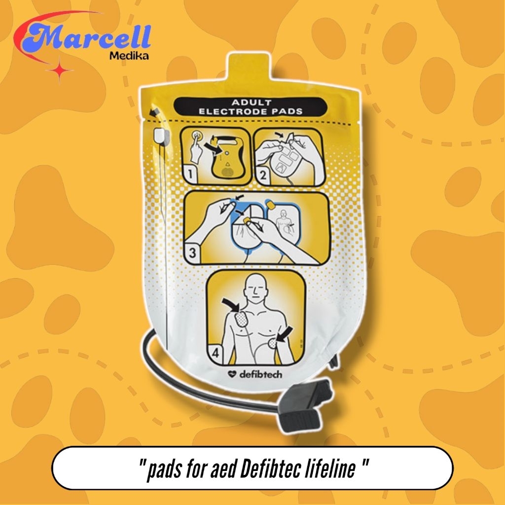 Jual PADS AED DEFIBTECH LIFELINE / AED PADS ADULT DEFIBTECH LIFELINE ...