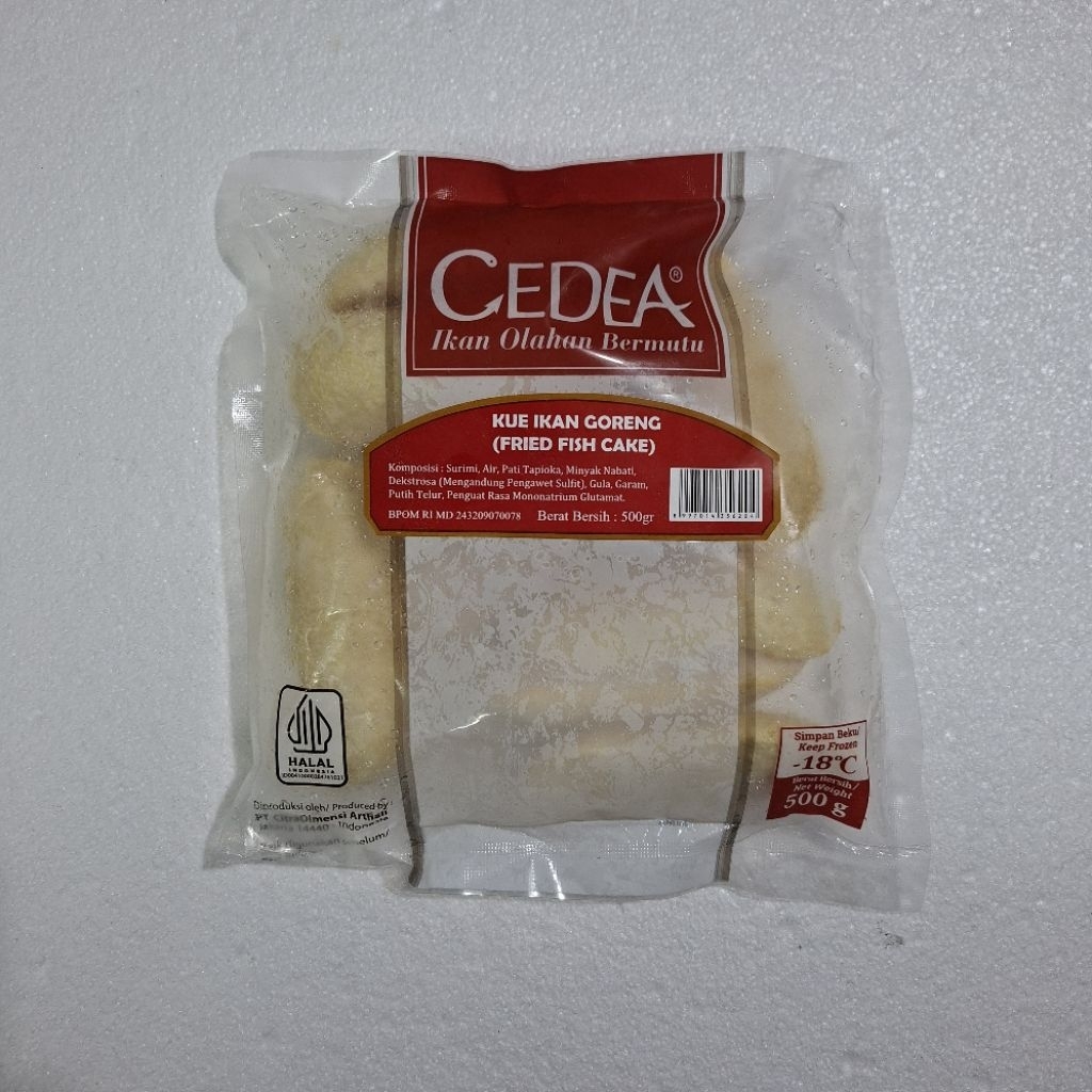 Jual CEDEA FISH CAKE SINGAPORE 500GR | Shopee Indonesia
