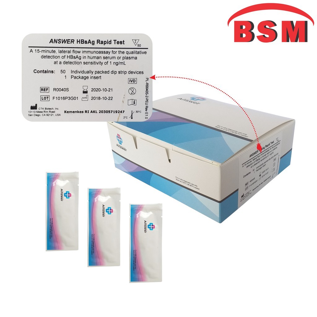 Jual HBSAG 1 BOX ISI 50 PCS | Shopee Indonesia