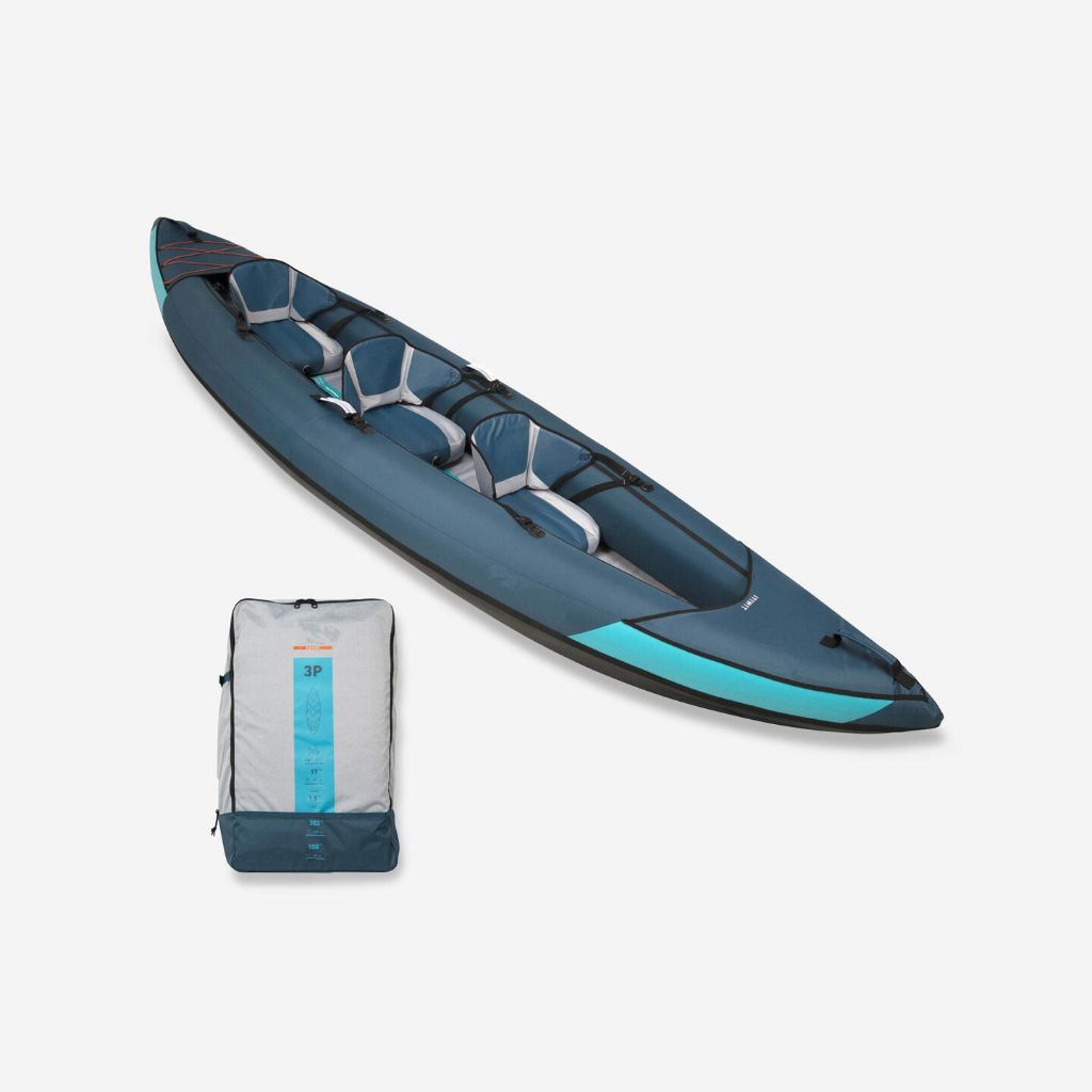Jual Kayak Kano Cano Canoe Perahu Karet Inflatable Kapasitas 3 Seat ...