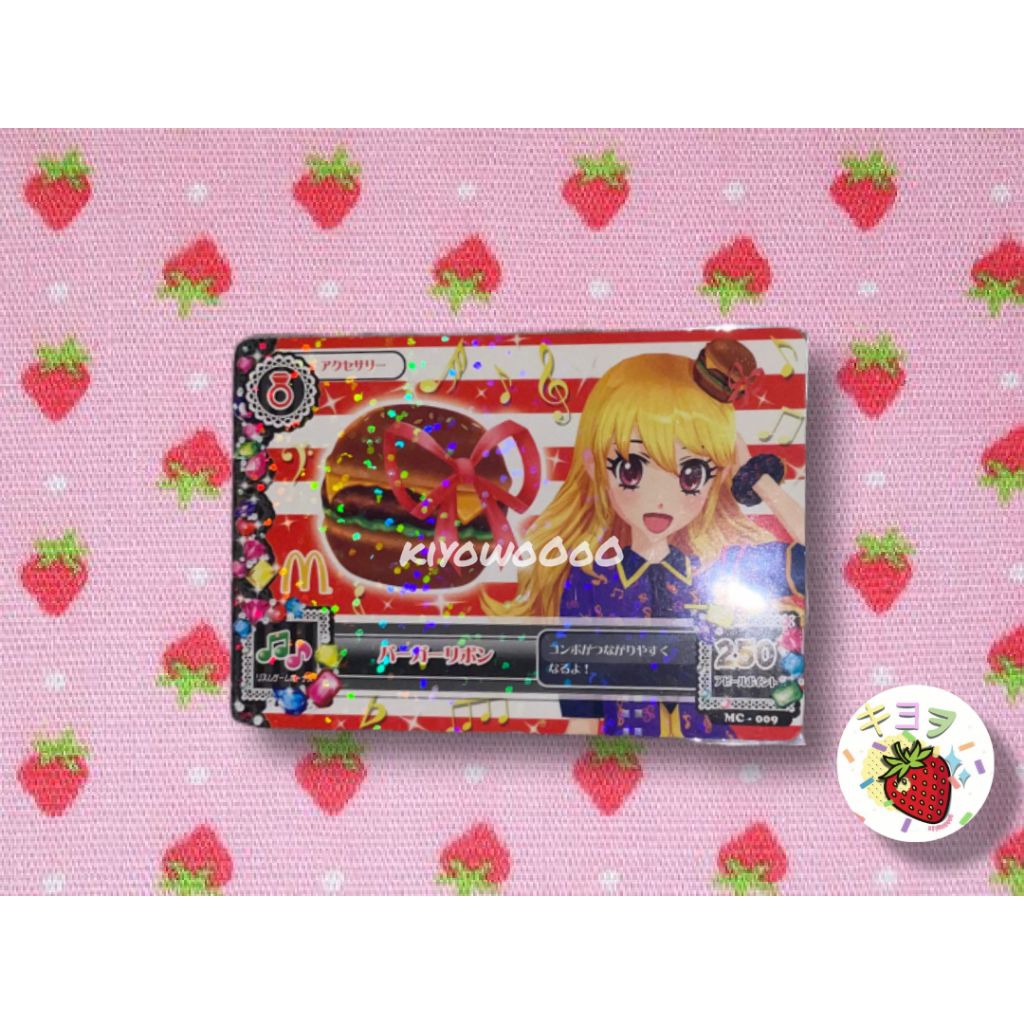 Jual Kartu Aikatsu Acc Ichigo MCD Japan Card | Shopee Indonesia