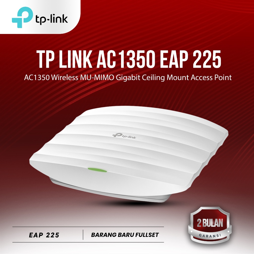 Jual Access Point Dual Band TP-Link EAP225 AC1350 Wireless MU-MIMO ...